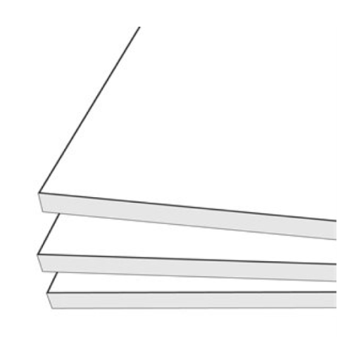 Zenith Repositionable Self adhesive Foam Core Board 5mm 30 pack